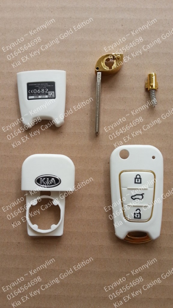 Kia Old EX Key Casing Gold Version – EzyAUTO